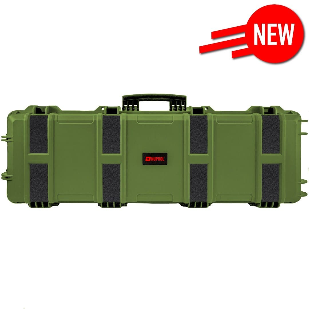New Nuprol Large Hard Case Premium Rifle Case Velcro Patch Wave Foam ...